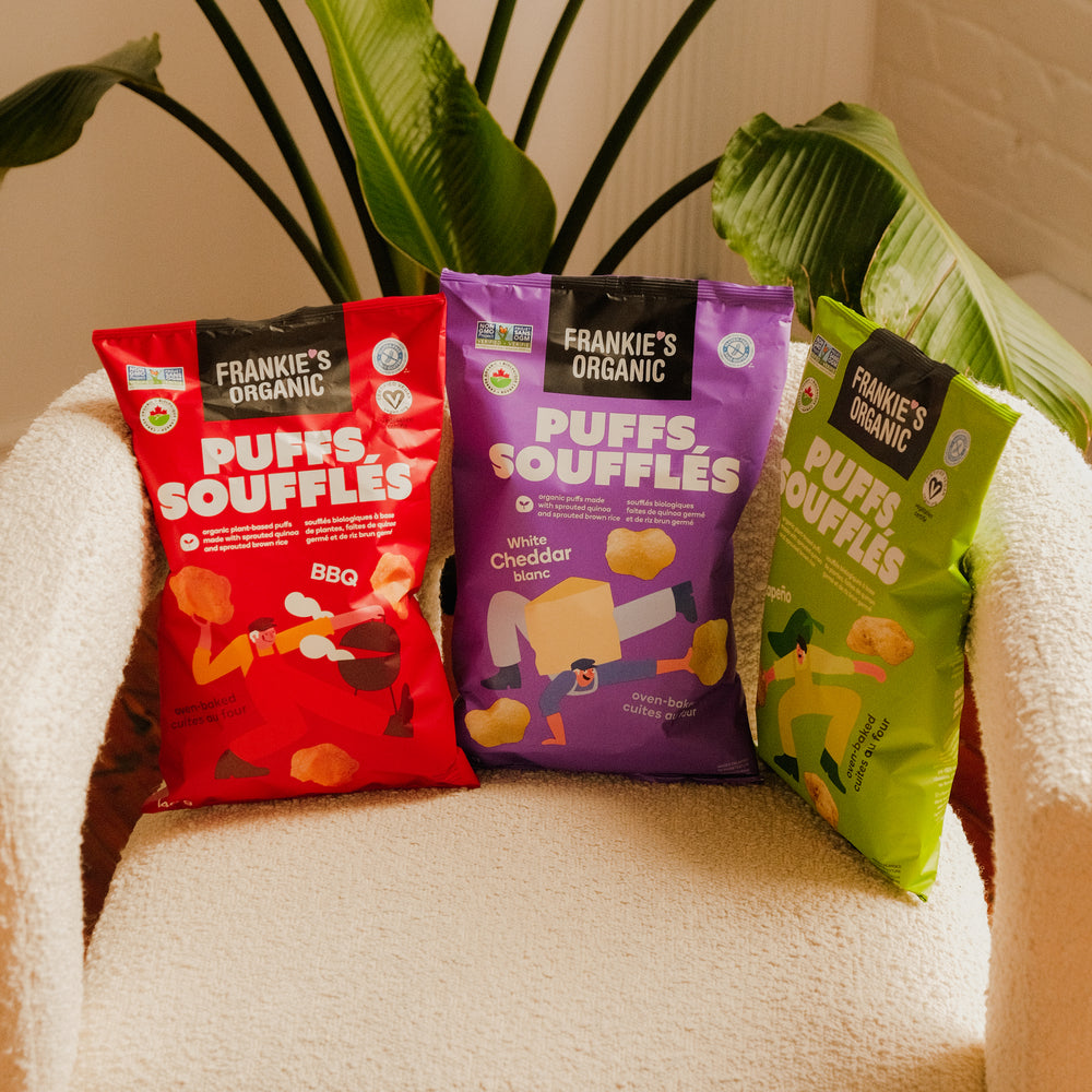 Frankie's Organic | Achetez en ligne aujourd'hui – Frankie's Organic Snacks